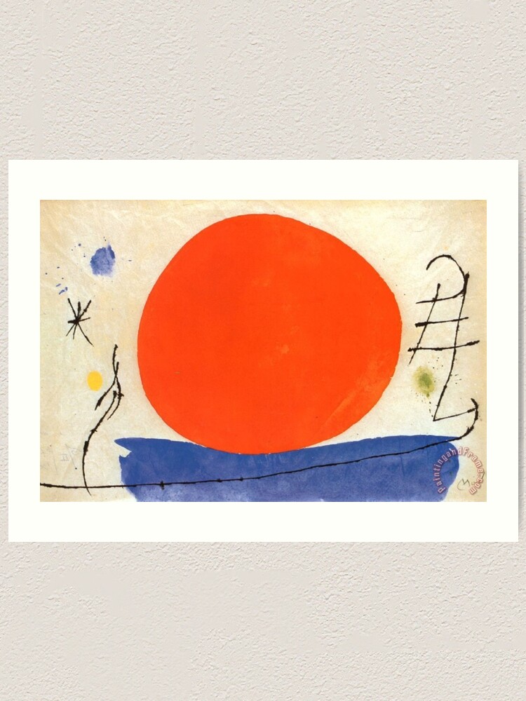 "Miro Print Art, Miro Poster, Joan Miro Printed Art, Miro Wall Art ...