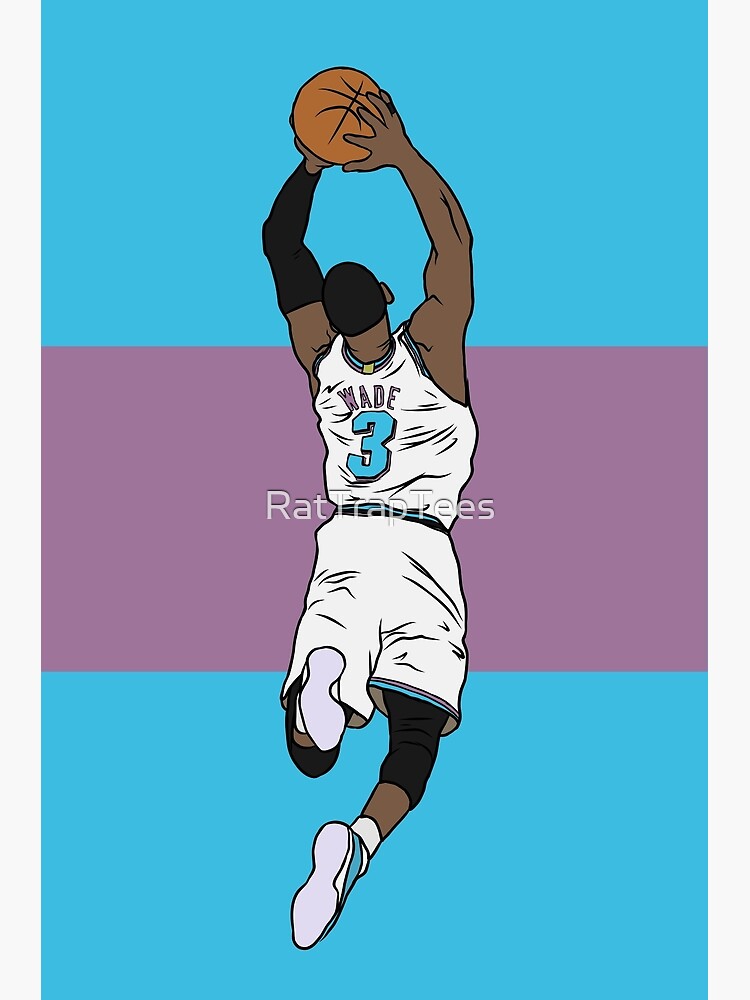 "Dwyane Wade Vice" Art Print for Sale by RatTrapTees | Redbubble
