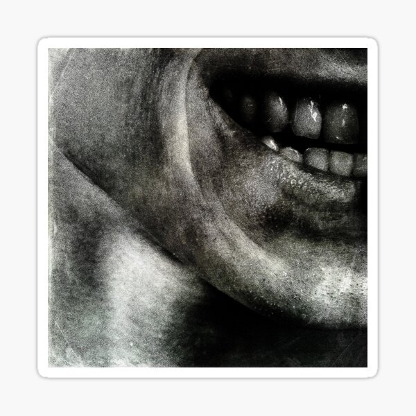 "Creepy Smile" Sticker for Sale by iiiico | Redbubble