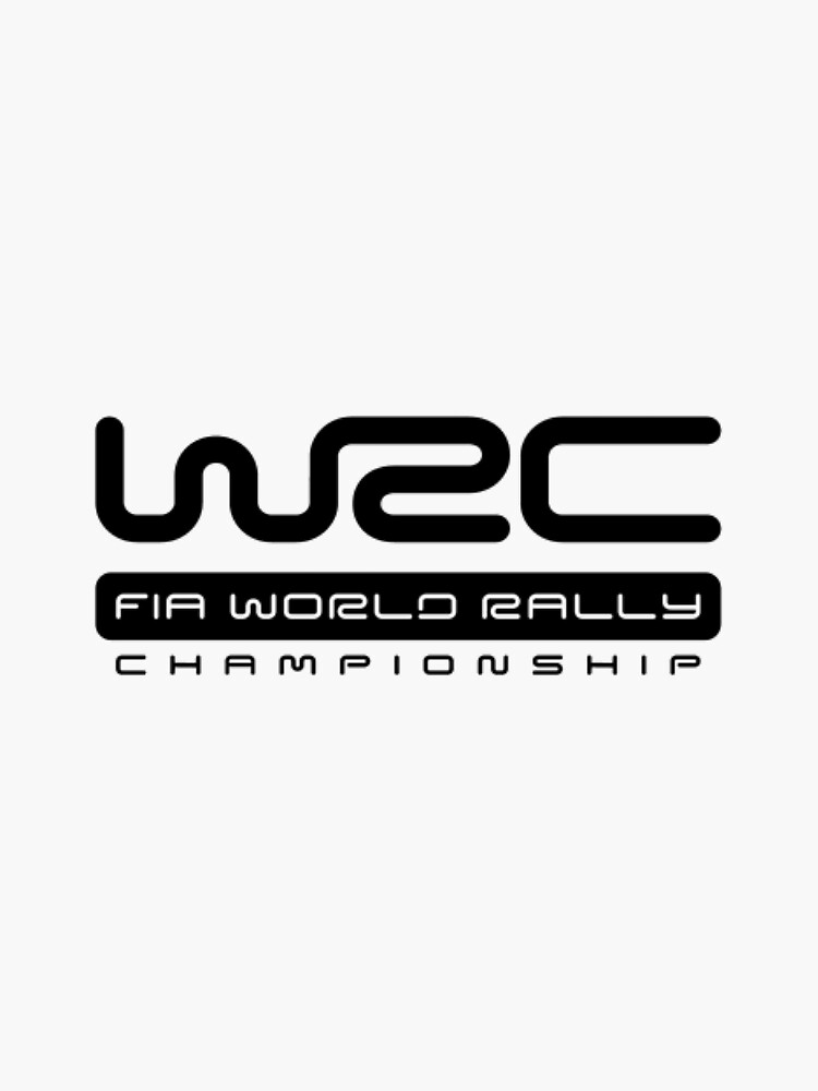 "WRC rally logo" Sticker by krisboit | Redbubble