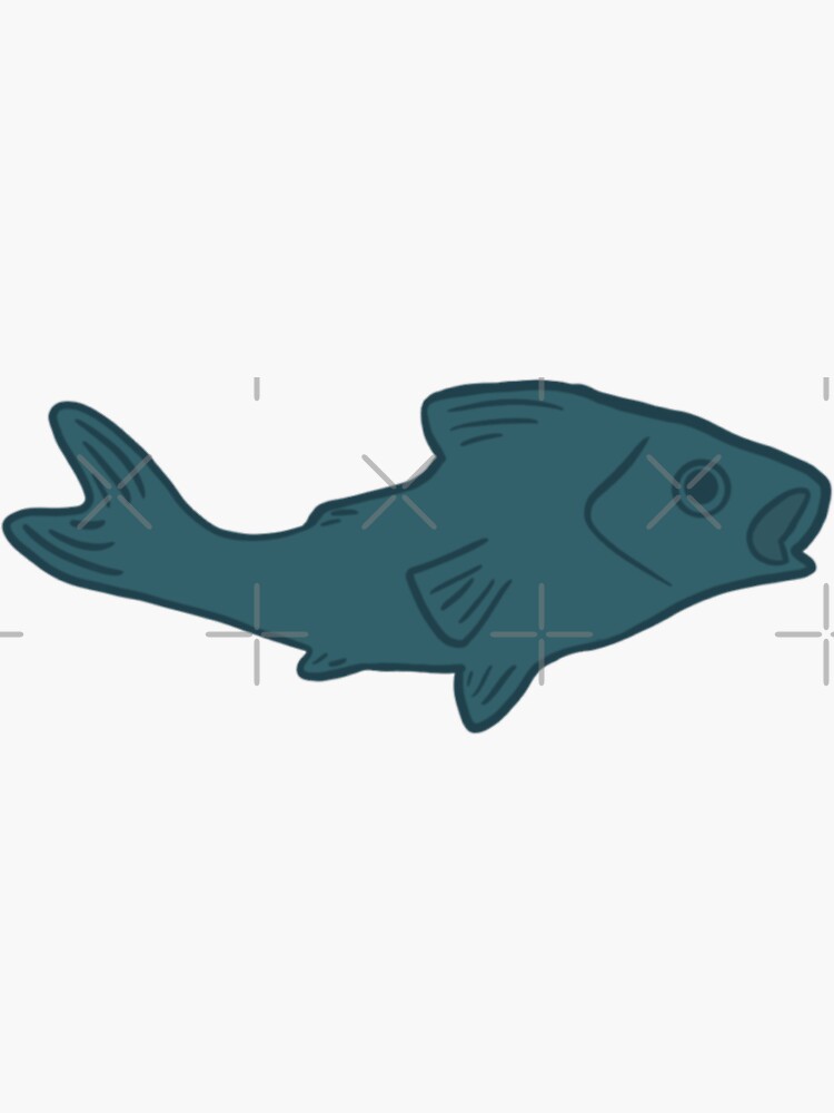 "Eroda Fish" Sticker for Sale by mariaadesigns | Redbubble