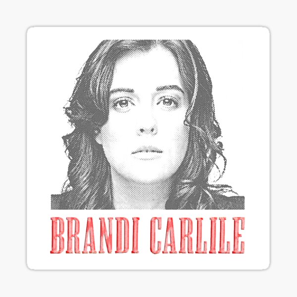 "Brandi Carlile American Best Musician" Sticker by emayers2b | Redbubble