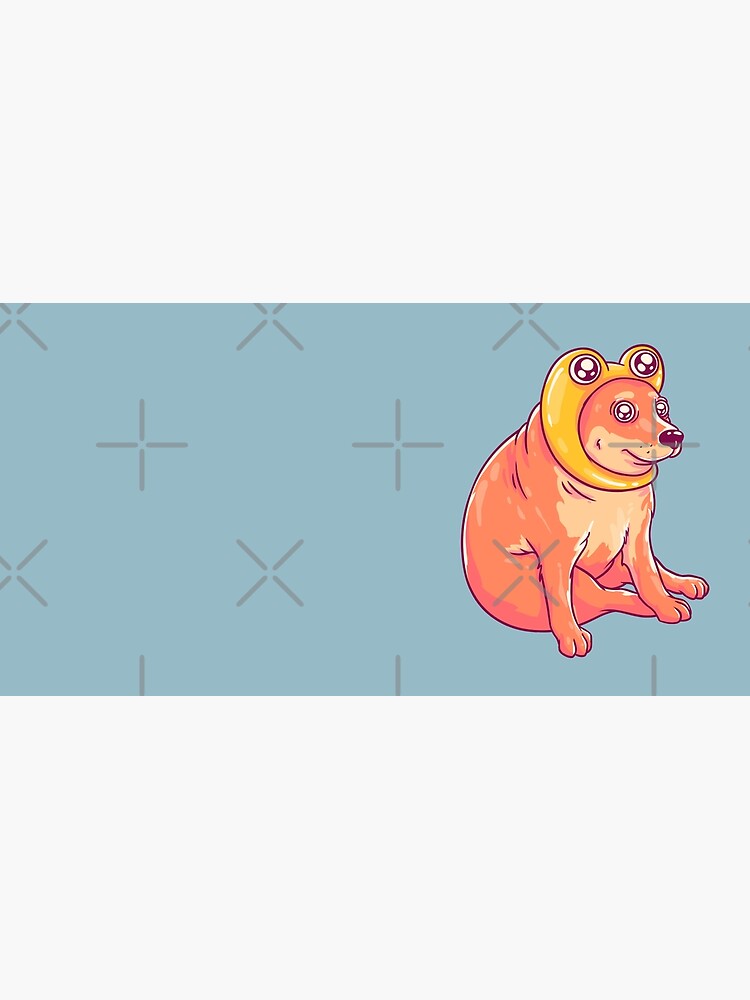 Alfombrilla de ratón «Cheems de rana | amarillo | Shibe | Shiba-Inu ...