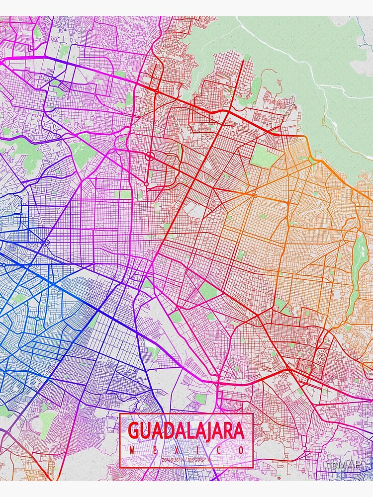 Guadalajara Map UrbanRail.Net > North America > Mexico > Jalisco >
