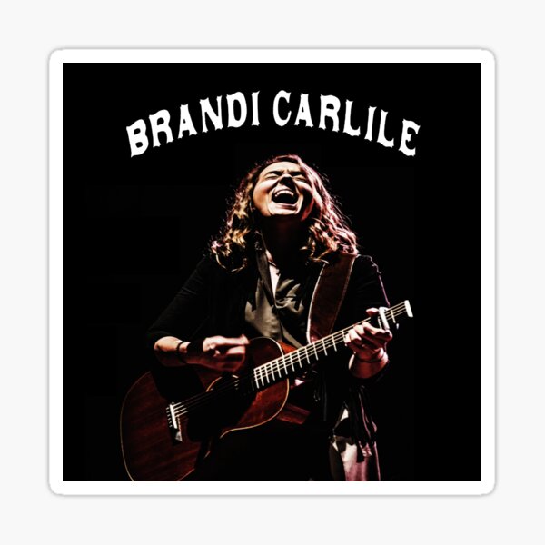 "Brandi Carlile American Best Musician" Sticker by emayers2b | Redbubble