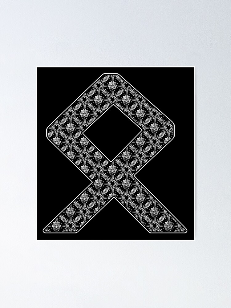 "The Othala rune" Poster for Sale by Faust-ART | Redbubble