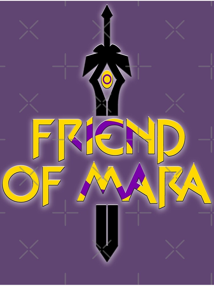 "Friend of Mara | She-Ra Inspired Intersex Pride Flag" Art Print for ...