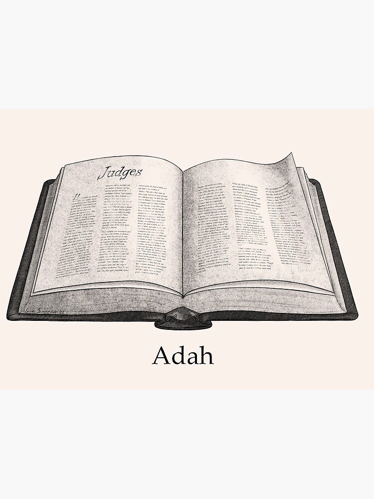 "The Open Bible - Adah" Poster for Sale by ARIsEasternStar | Redbubble