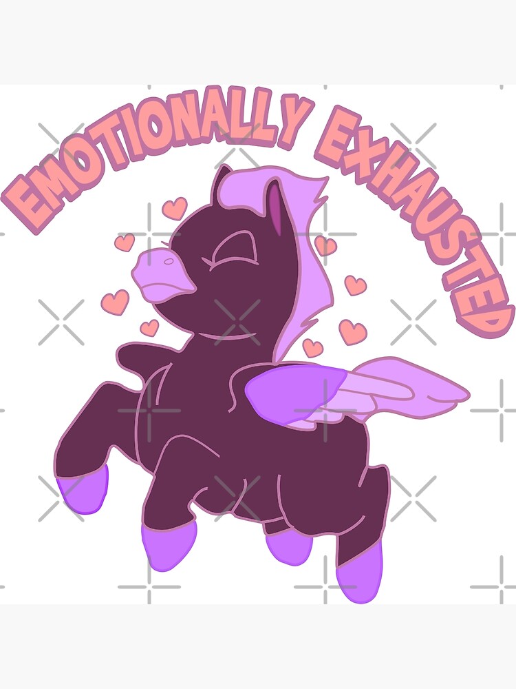 "Exhausted " Poster for Sale by BrunaEsmanhotto | Redbubble