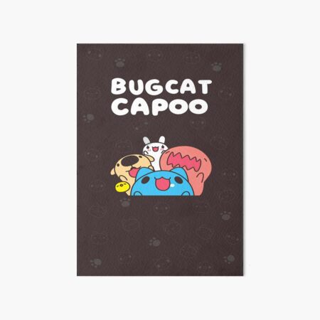 "Kawaii Aesthetic Bugcat Capoo" Art Board Print for Sale by ...