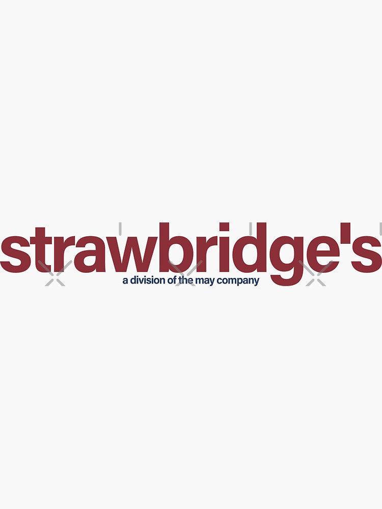 "Strawbridge's Department Store" Sticker by TeeArcade84 | Redbubble