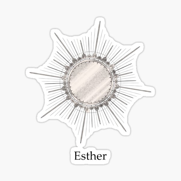 "The Sun - Esther" Sticker for Sale by ARIsEasternStar | Redbubble
