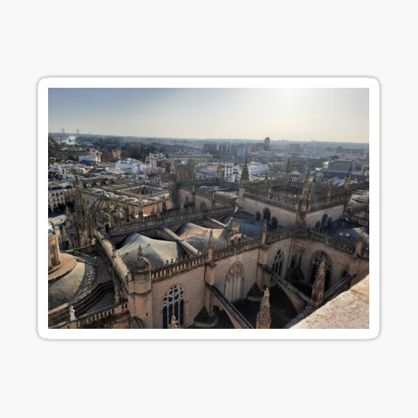 "Inside the Seville Cathedral" Sticker by ChaoticRobotic | Redbubble