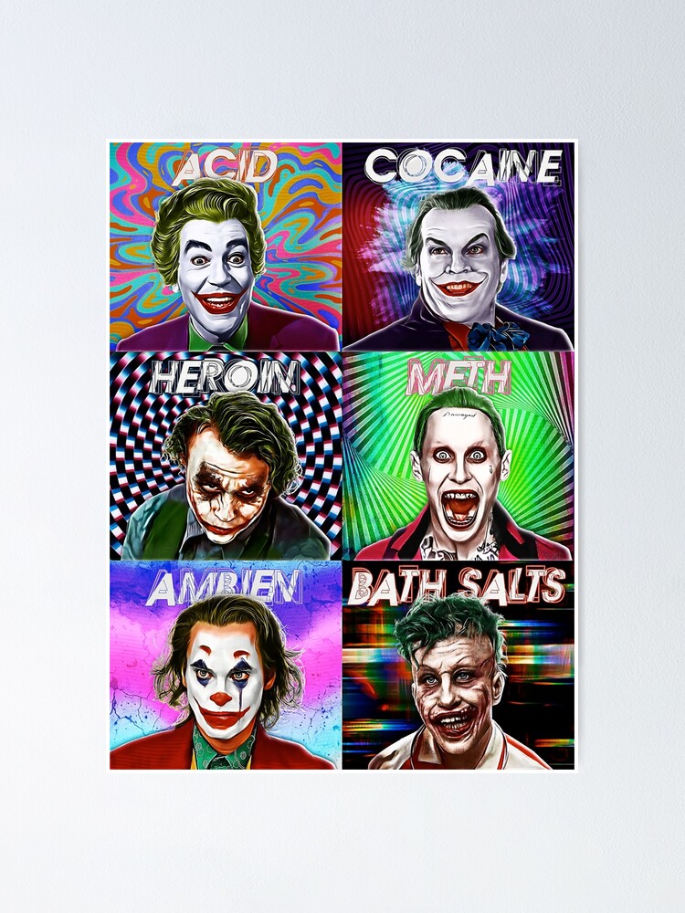 "Clown Drugs" Poster for Sale by CreativeSpero | Redbubble