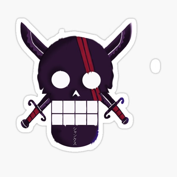 "shanks" Sticker by ikasu93 | Redbubble