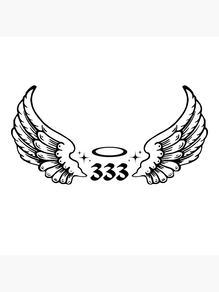 "Angel number 333 design " Poster for Sale by Holly-berry-art | Redbubble