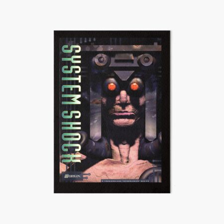 "System Shock | Box Art" Art Board Print by LGSmerch | Redbubble