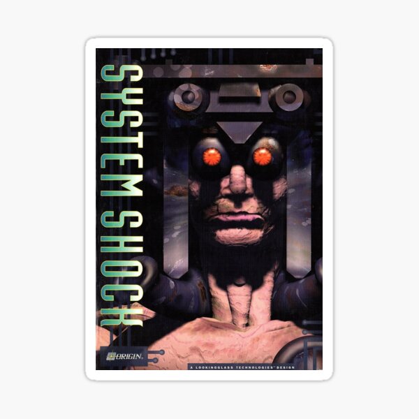 "System Shock | Box Art (1994)" Sticker for Sale by LGSmerch | Redbubble