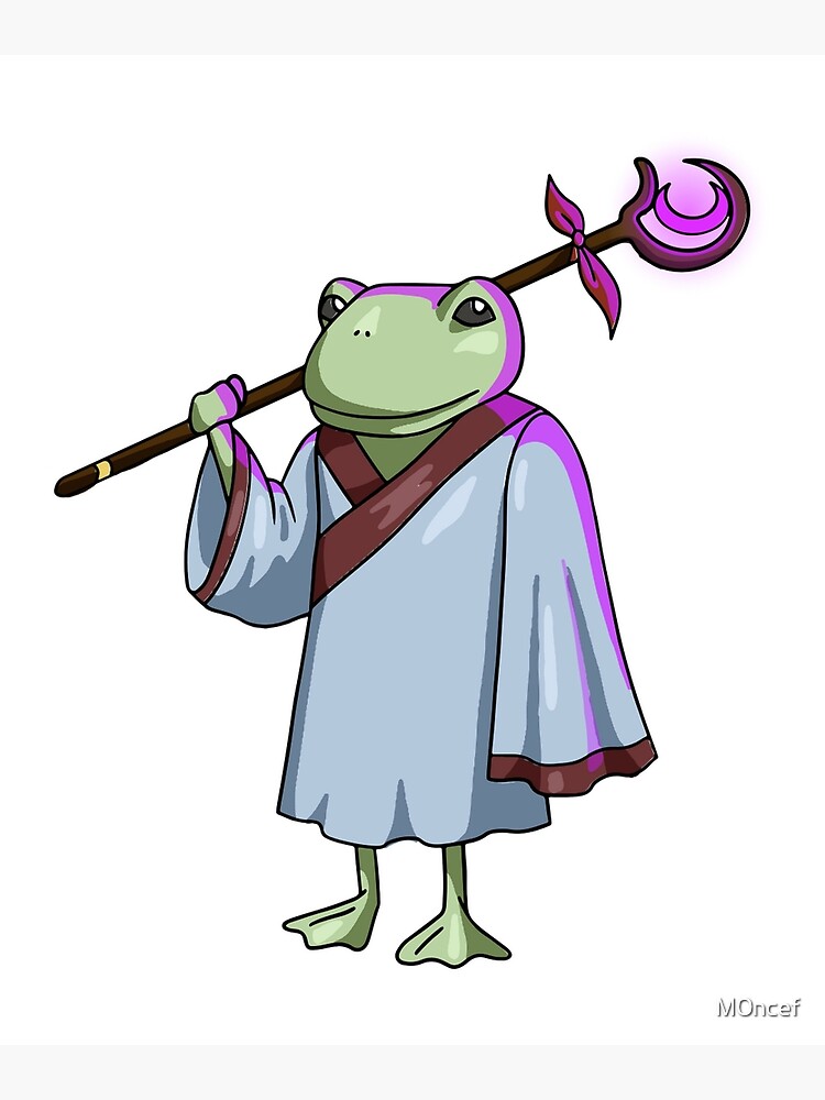 "Wizard Frog" Poster for Sale by M0ncef | Redbubble