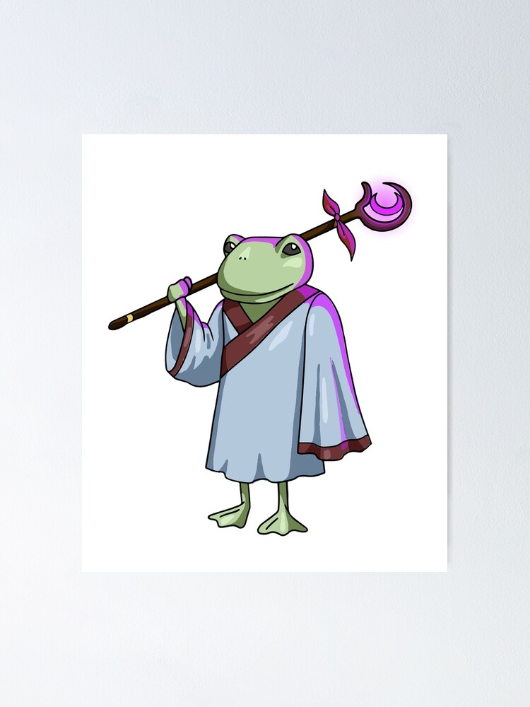 "Wizard Frog" Poster for Sale by M0ncef | Redbubble