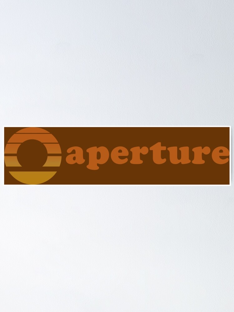"Portal | 1970's Aperture Science Logo " Poster for Sale by LGSmerch ...