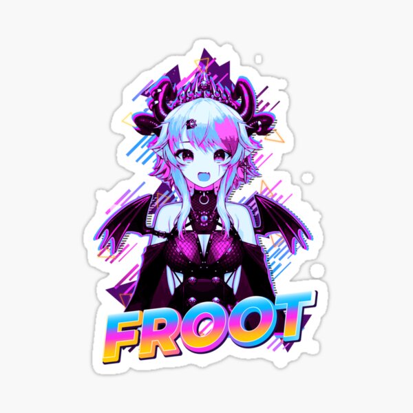 "Apricot Froot Vtuber " Sticker for Sale by OfficialODH | Redbubble