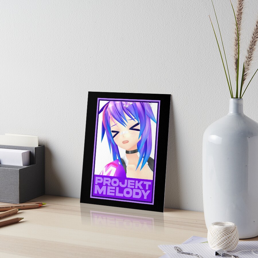 "BEST ANIMERCH VSHOJO - PROJEKT MELODY " Art Board Print by OfficialODH ...