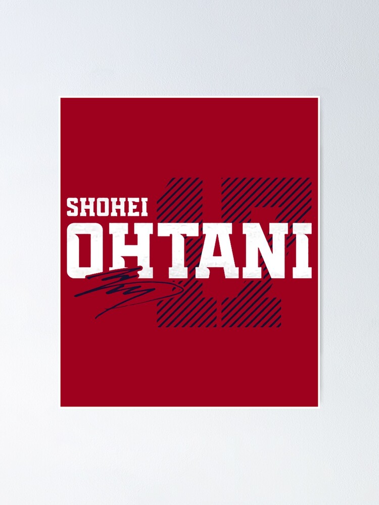 "Shohei Ohtani Type Signatures" Poster for Sale by richardreesep ...