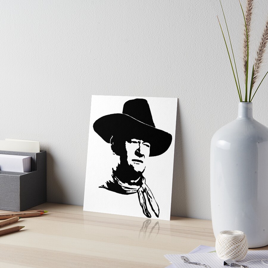 "John Wayne stencil" Galeriedruck von RiMKO | Redbubble
