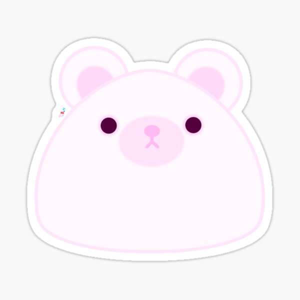 "Cute bear blob" Sticker for Sale by MeowMeowsShop | Redbubble