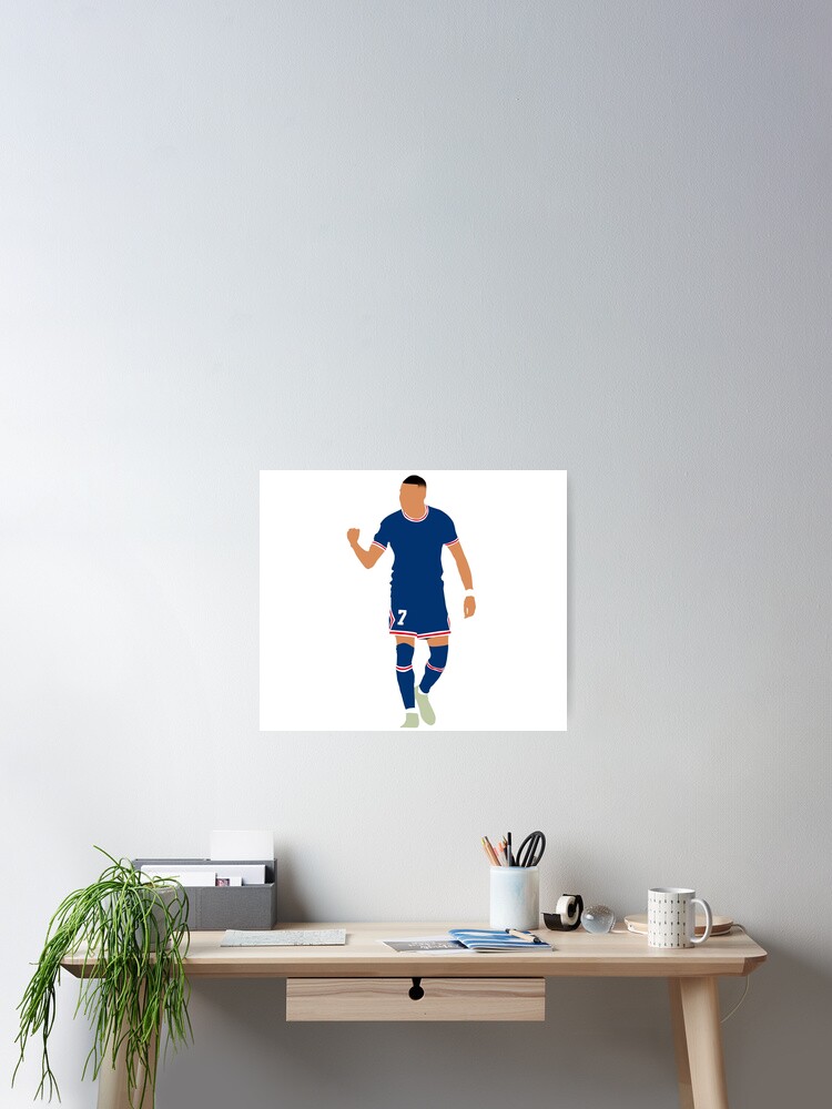 "Kylian Mbappe" Poster by SamyMinimalist | Redbubble
