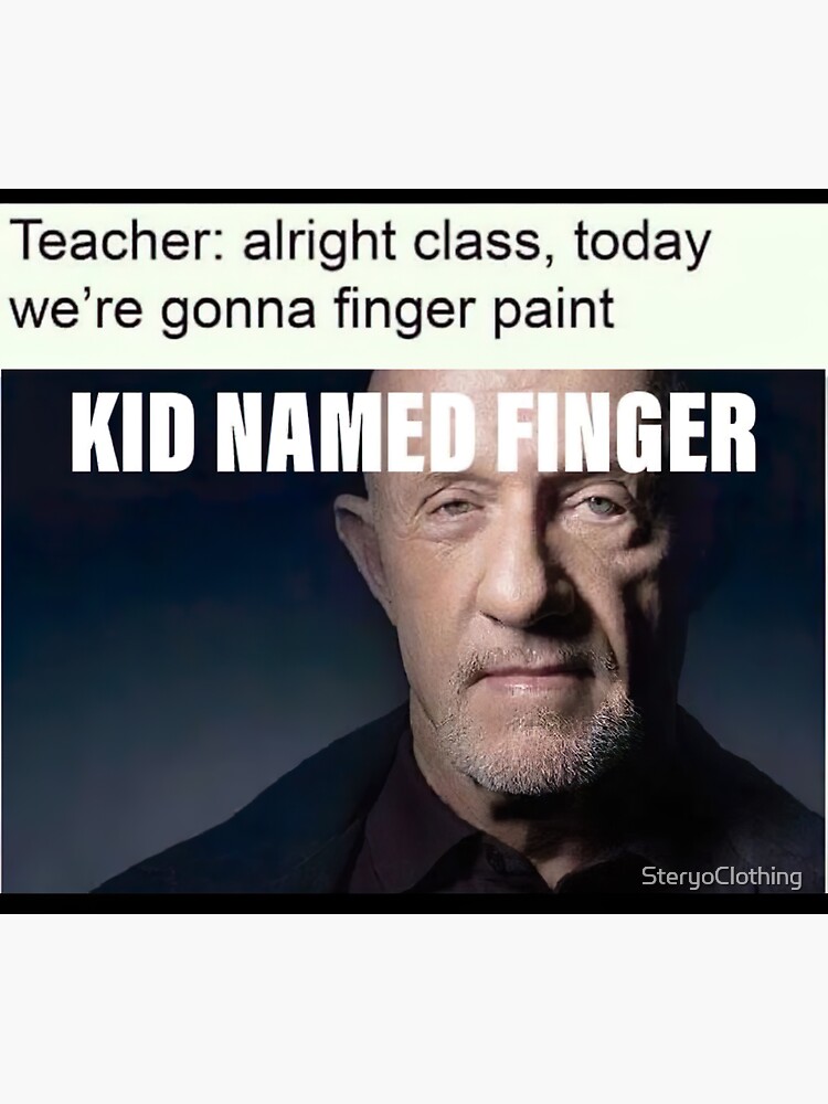 "Kid named finger " Sticker for Sale by SteryoClothing | Redbubble