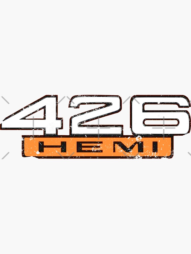 "Hemi" Sticker by Retrorockit | Redbubble
