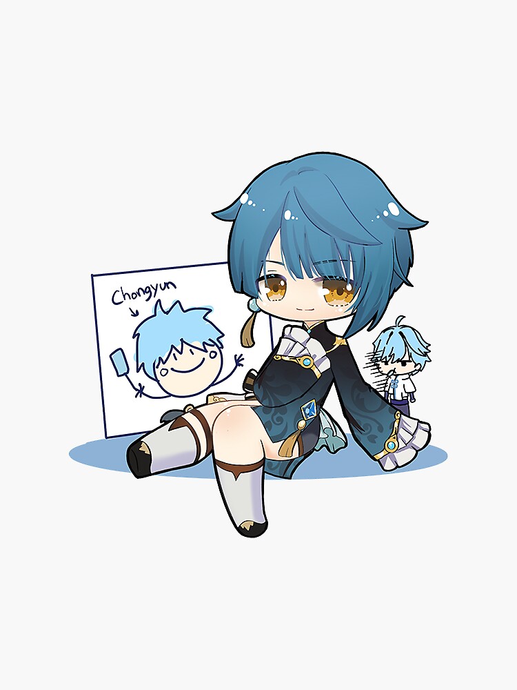 "Xing Qiu Genshin Impact" Sticker for Sale by Siappa | Redbubble