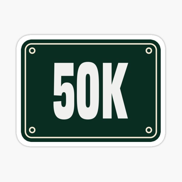 "50K Car Truck Window" Sticker by VBNART | Redbubble