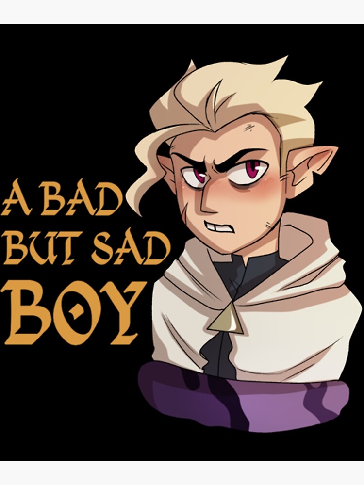 "A bad but sad boy Hunter TOH " Poster for Sale by MadeYouKewlll ...