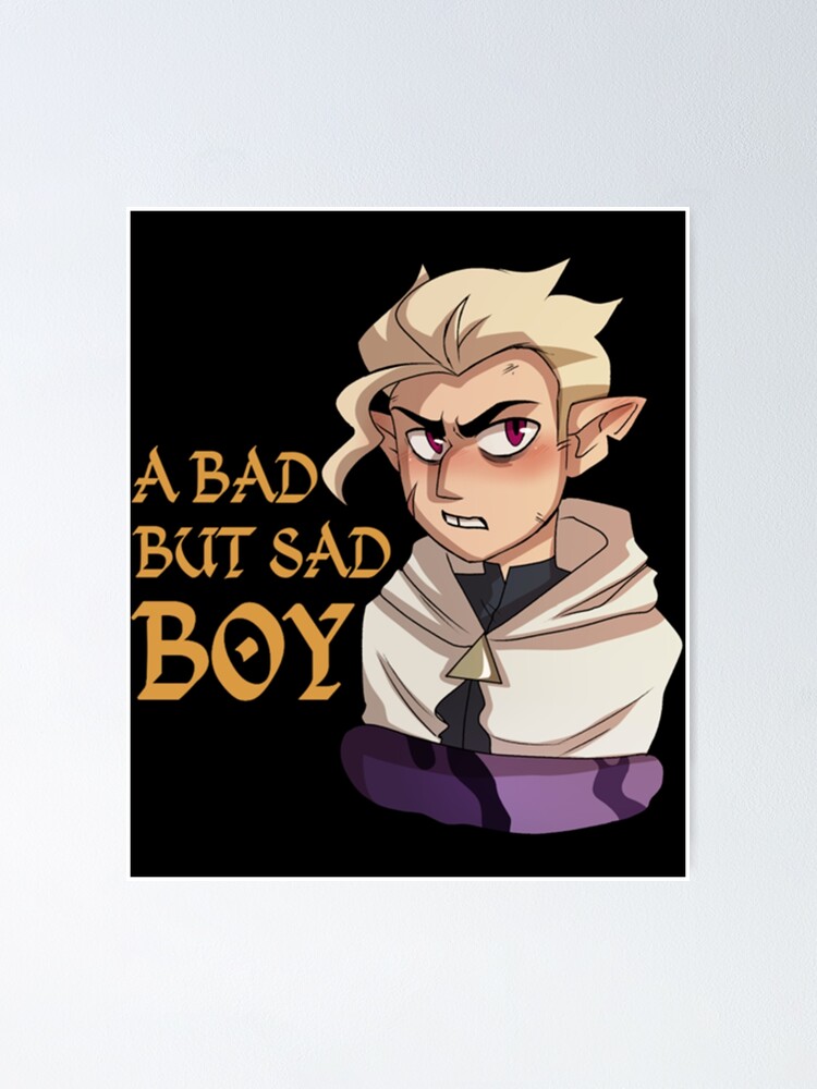 "A bad but sad boy Hunter TOH " Poster for Sale by MadeYouKewlll ...
