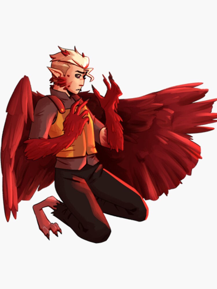 "Cursed Hunter " Sticker for Sale by MadeYouKewlll | Redbubble