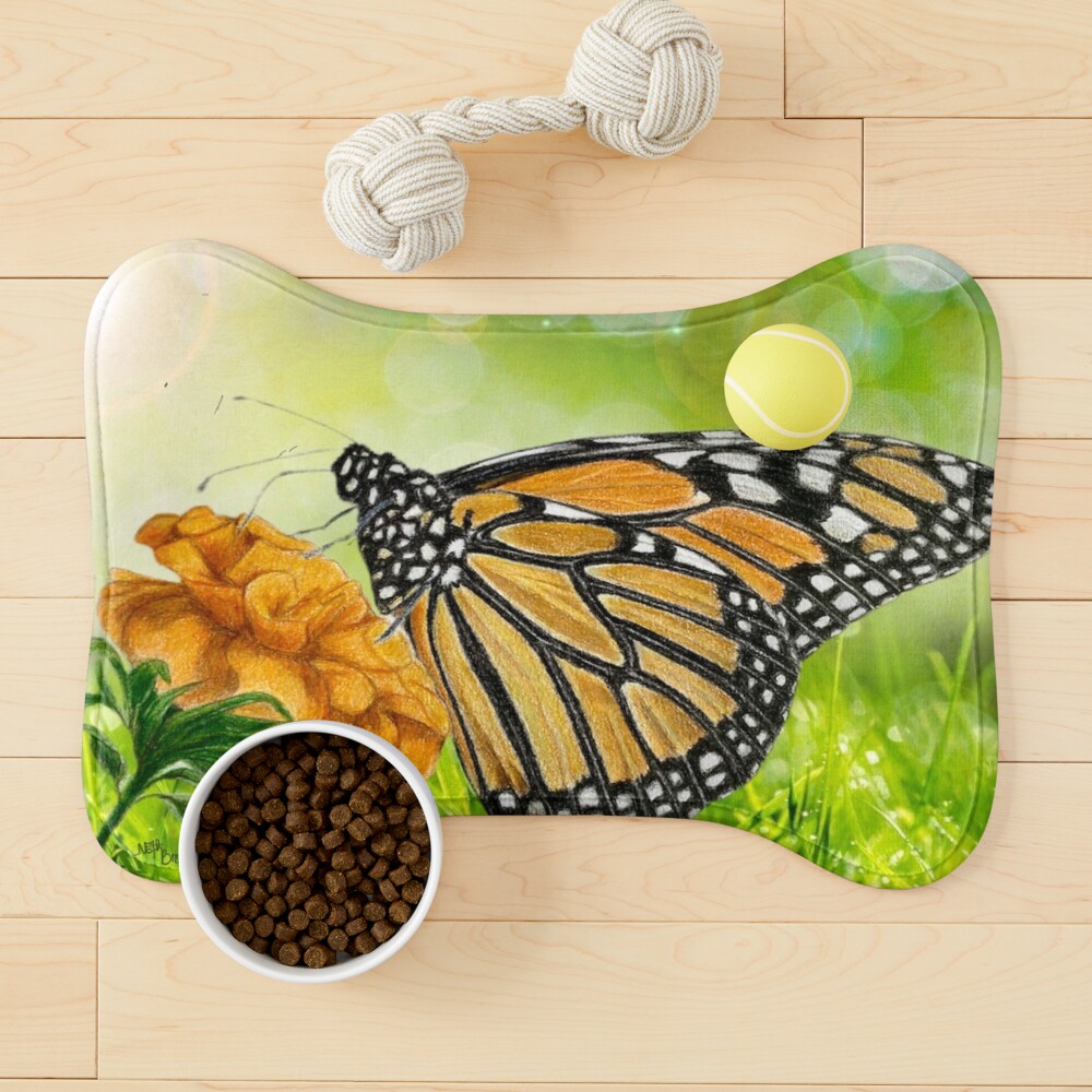 Carte de vœux avec l'œuvre « Papillon monarque sur fleur | insecte » de ...