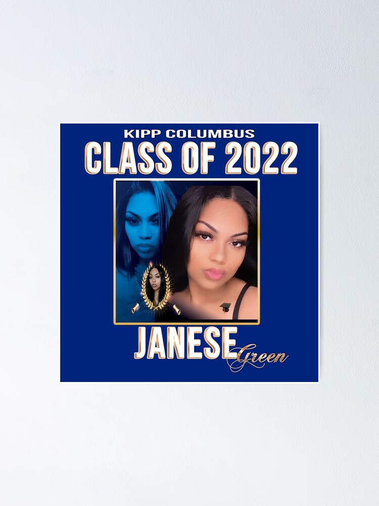 "Janese CLASS OF 2022" Poster for Sale by 5starVision- | Redbubble