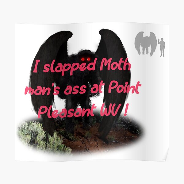 "Mothmans Ass Bumpersticker I Slapped Moth Mans Ass At Point Pleasant ...