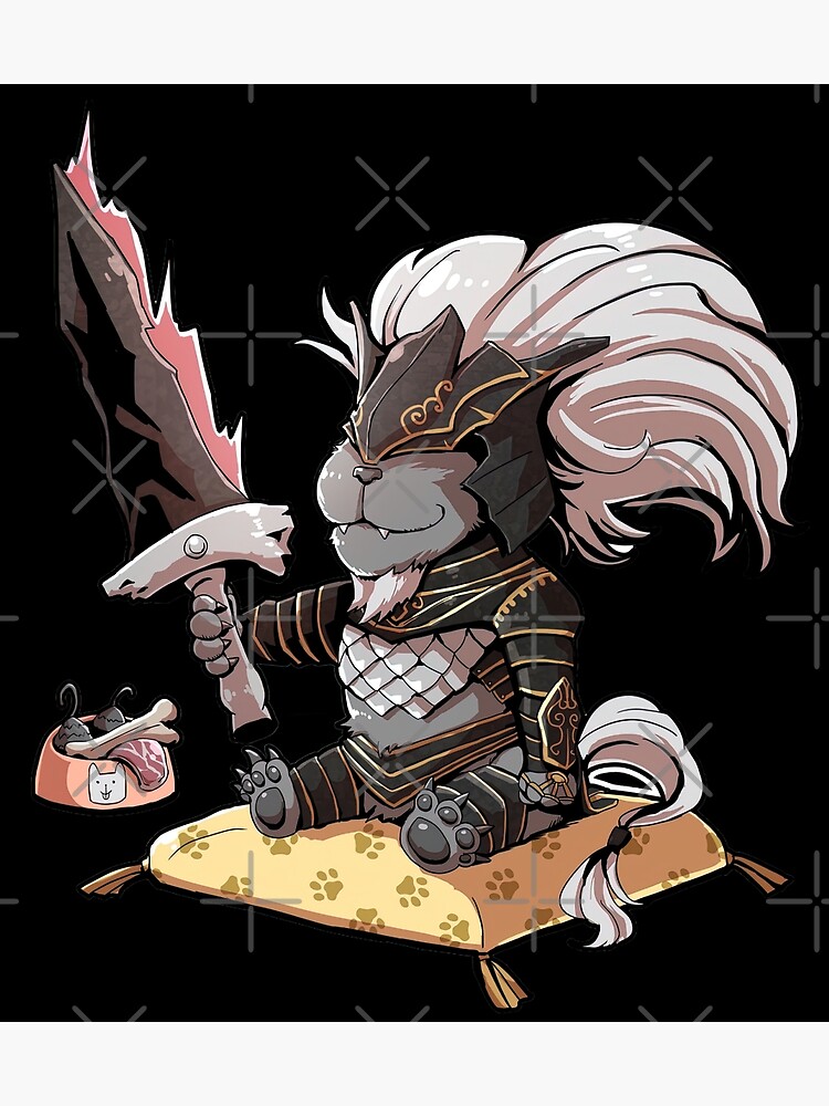 "Elden Ring Chibi Maliketh the Black Blade" Poster for Sale by Kiske ...