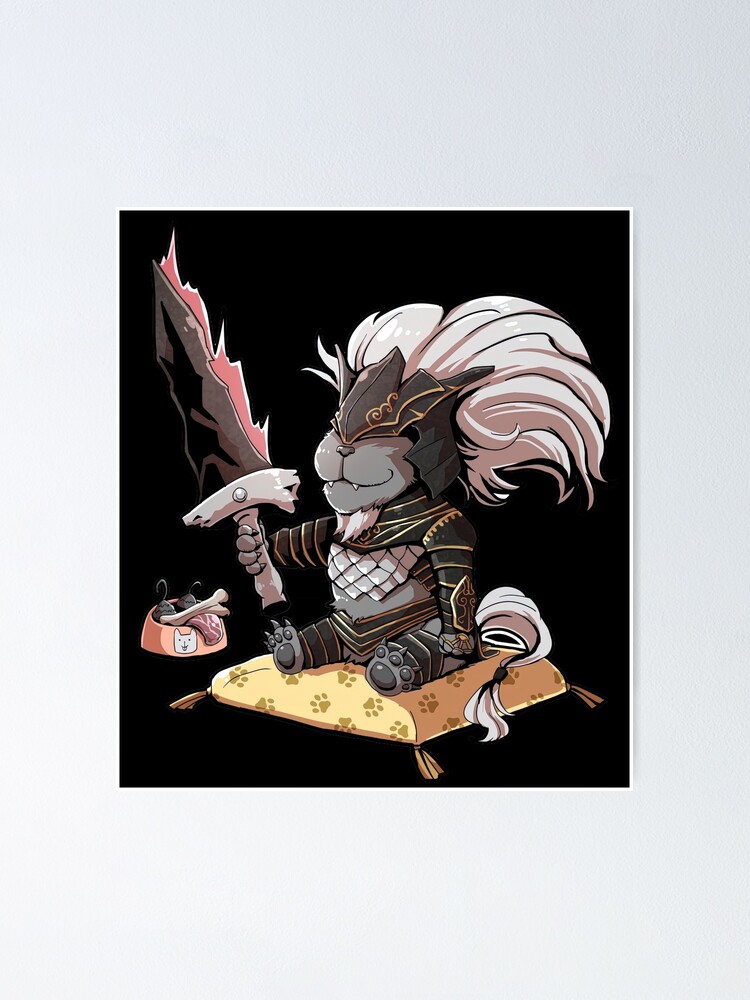"Elden Ring Chibi Maliketh the Black Blade" Poster for Sale by Kiske ...
