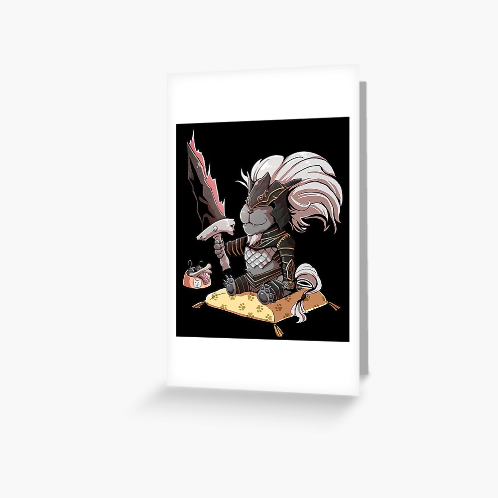 "Elden Ring Chibi Maliketh the Black Blade" Greeting Card by Kiske ...