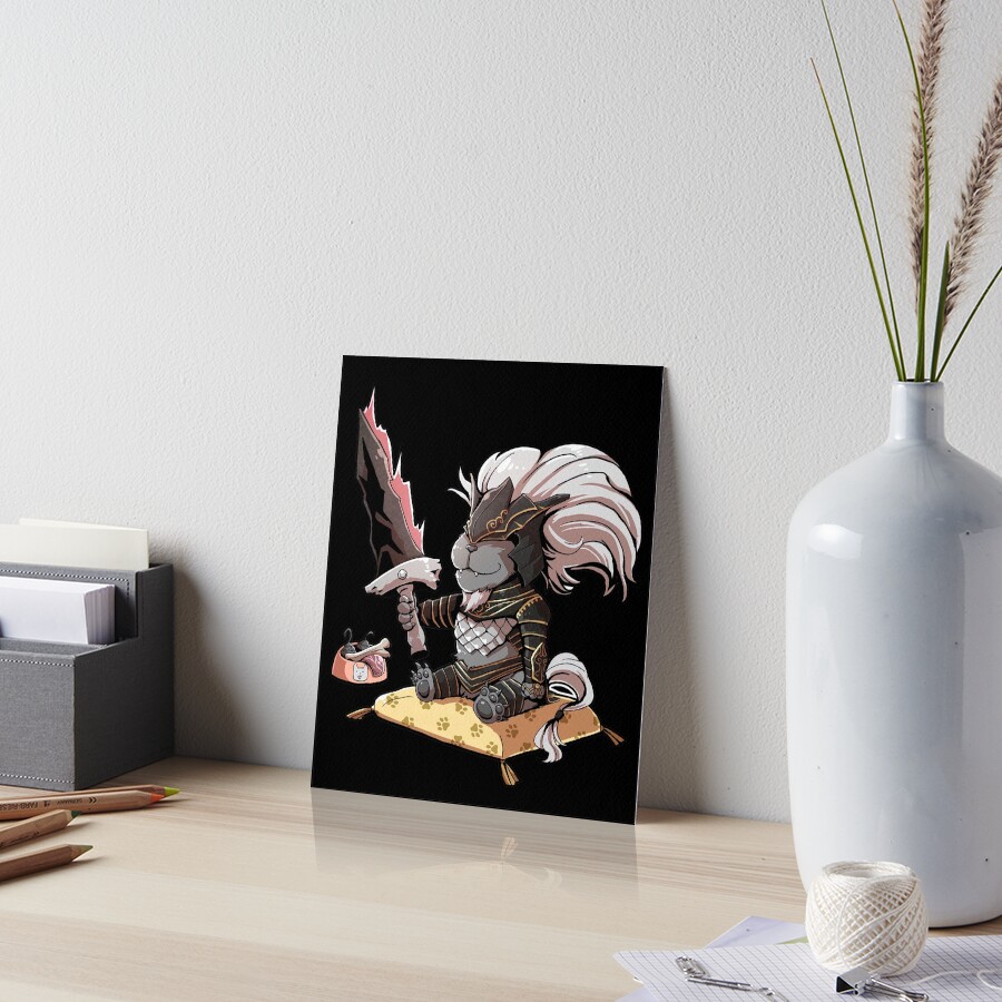 "Elden Ring Chibi Maliketh the Black Blade" Art Board Print by Kiske ...