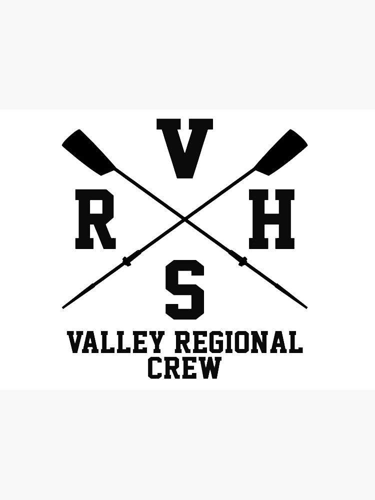"VRHS Valley Regional Crew Black on White" Sticker for Sale by VRHS ...