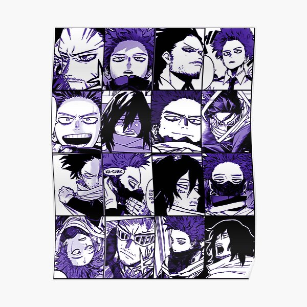 Póster «Aizawa y Shinzo mezclan la versión en color del collage de ...