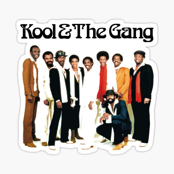 "KOOL AND THE GANG" Sticker by JessikaFadel | Redbubble
