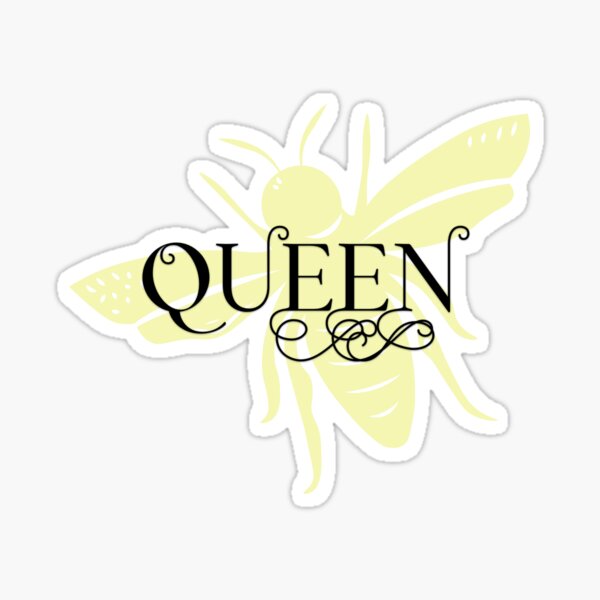 "Queen Bee" Sticker for Sale by dewittste | Redbubble