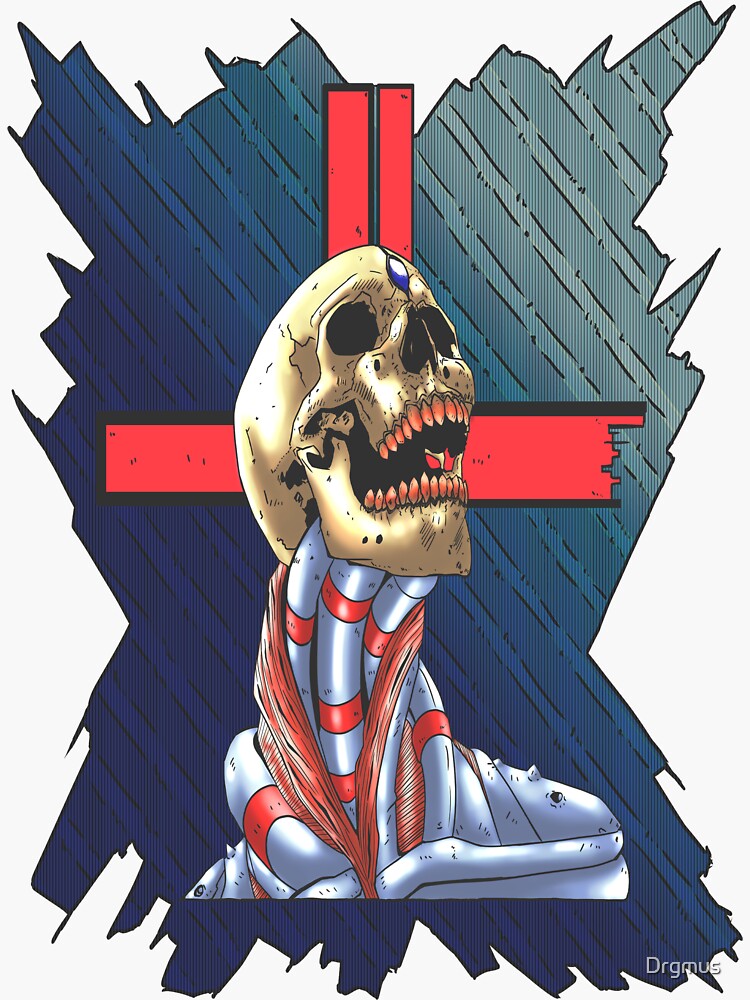 "Neo Bones" Sticker for Sale by Drgmus | Redbubble